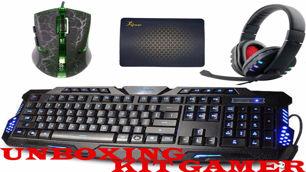 Unboxing Kit Gamer - YouTube