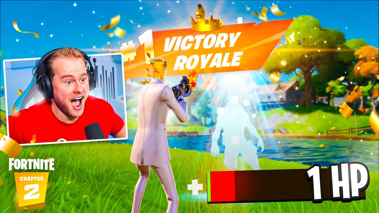 SPANNENDSTE 1V1 OOIT... WINNEN MET 1 HP! 🥵 - Fortnite Battle Royale ...