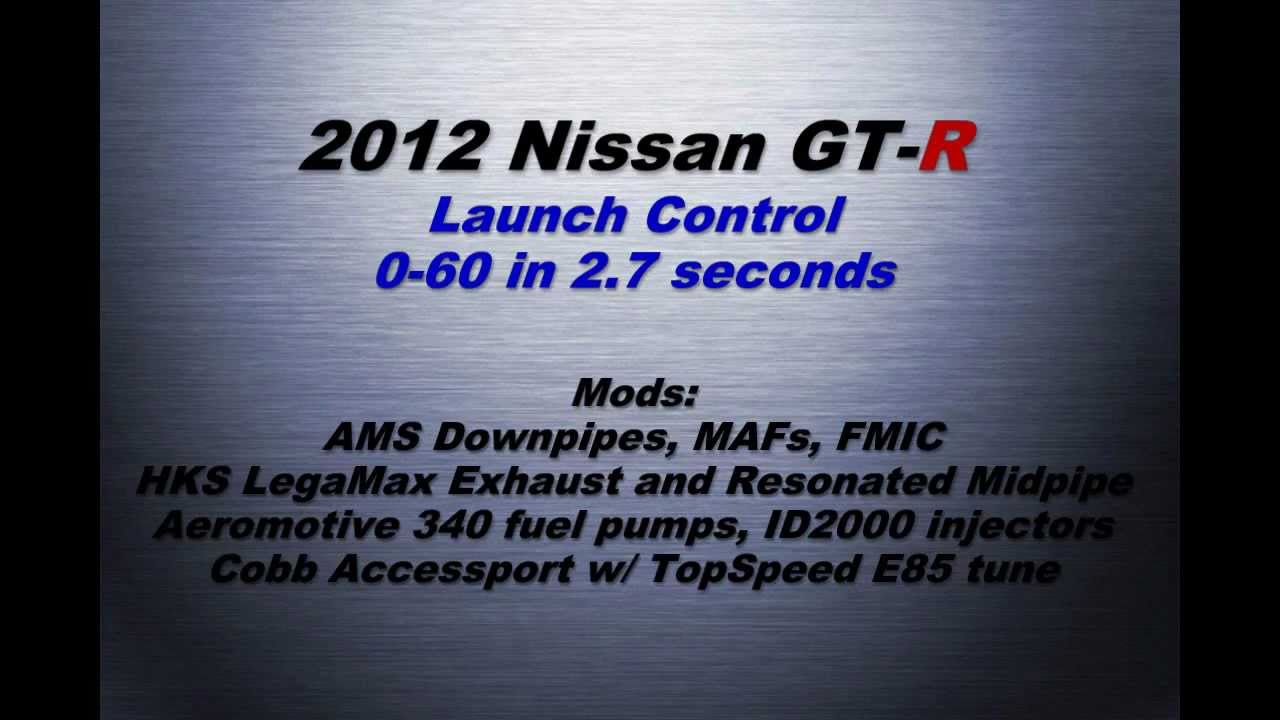 2012 Nissan GT-R Launch Control - YouTube