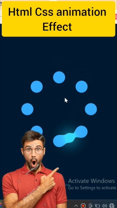 CSS loading water drops animation effects html css and js #trending #coding #python #shorts # ...