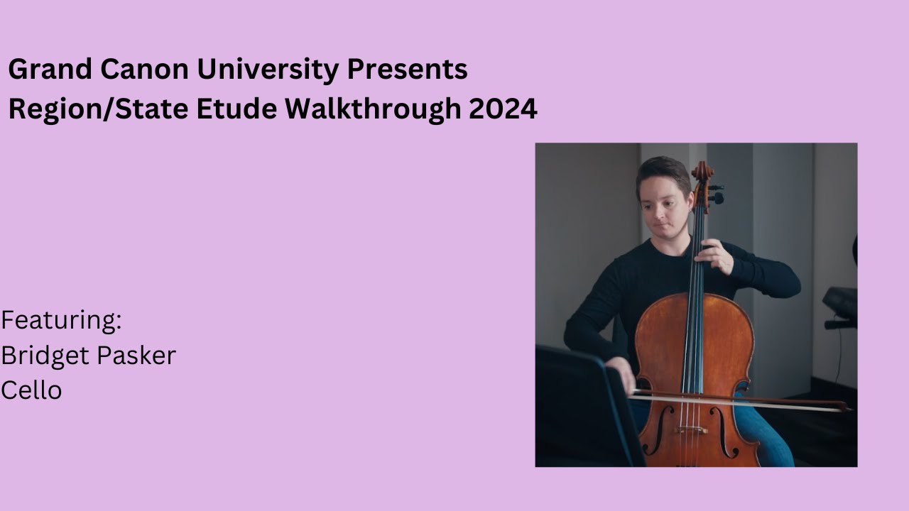 Cello AMEA 2024 Regional and All State Demonstration - YouTube