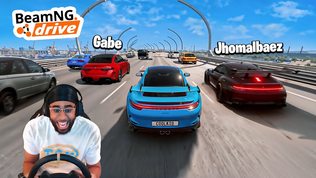 THIS MIGHT BE THE NEW BEST TRAFFIC MAP IN BEAMNG.DRIVE!!! - YouTube