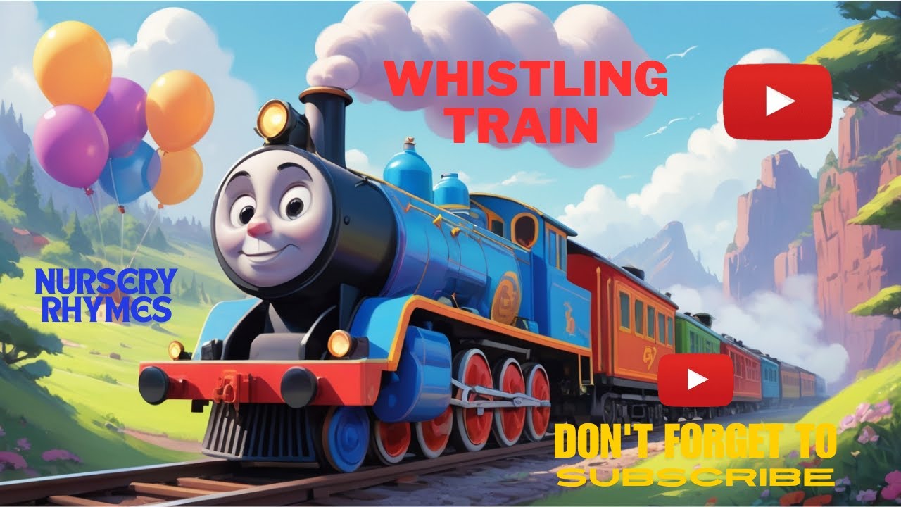 Whistling Train Nursery Rhymes for Kids | kids Song | # ...