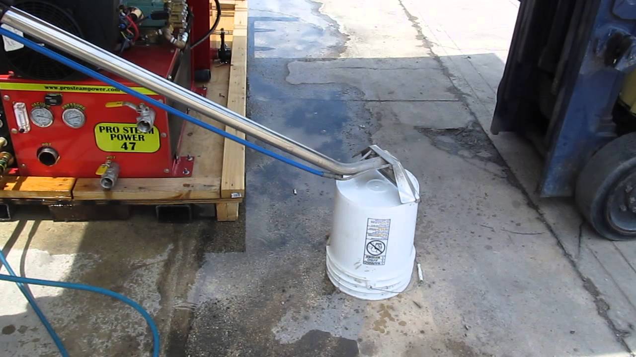 Steambrite 3447 truckmount heat - YouTube