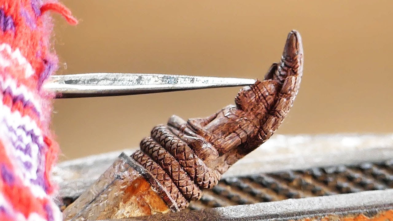 Amazing Wood Carving By Hand Craft -How To Make Wood Carving - YouTube