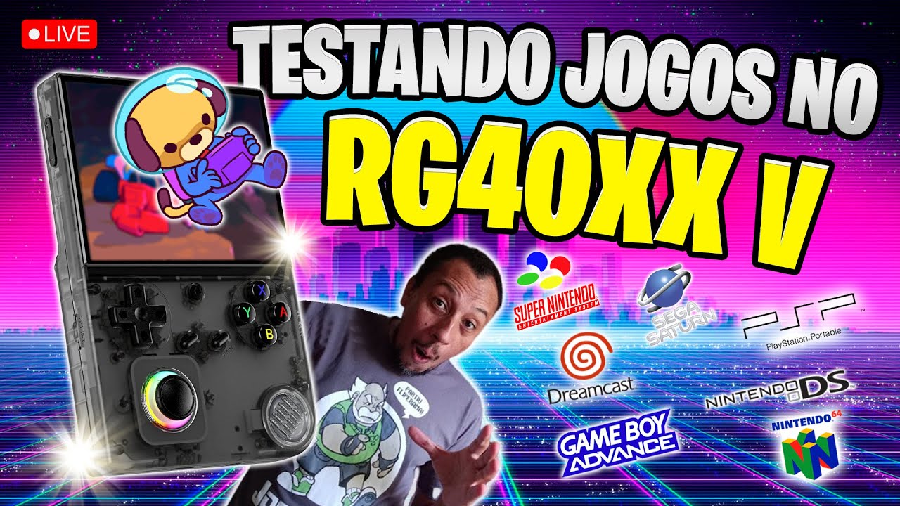 🤪🚀ANBERNIC RG 40XX V, TESTANDO JOGOS COM OS INSCRITOS@ANBERNIC - YouTube