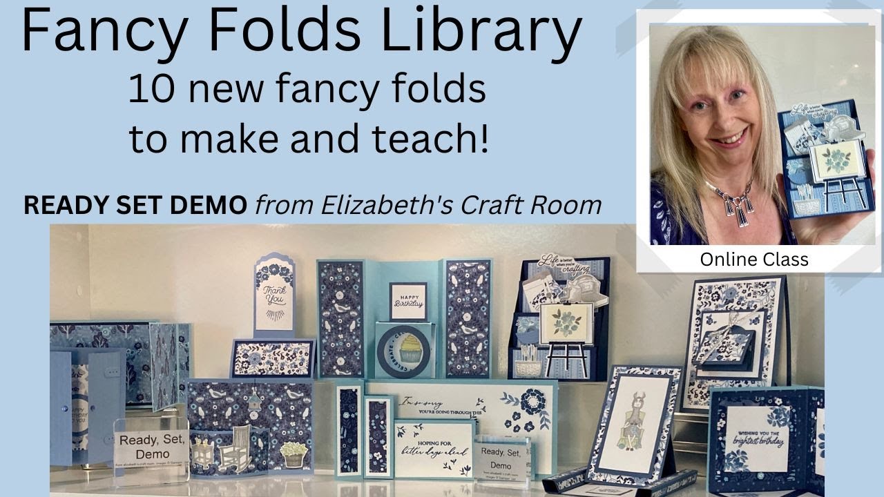 Fancy Folds Library Part 8 - online class - 10 more Fancy Folds ...
