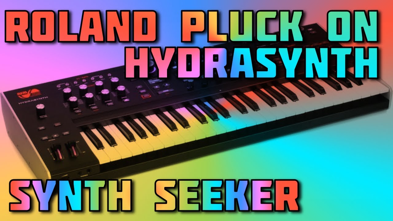 Building a Roland-Style Bass Pluck on the Hydrasynth - YouTube