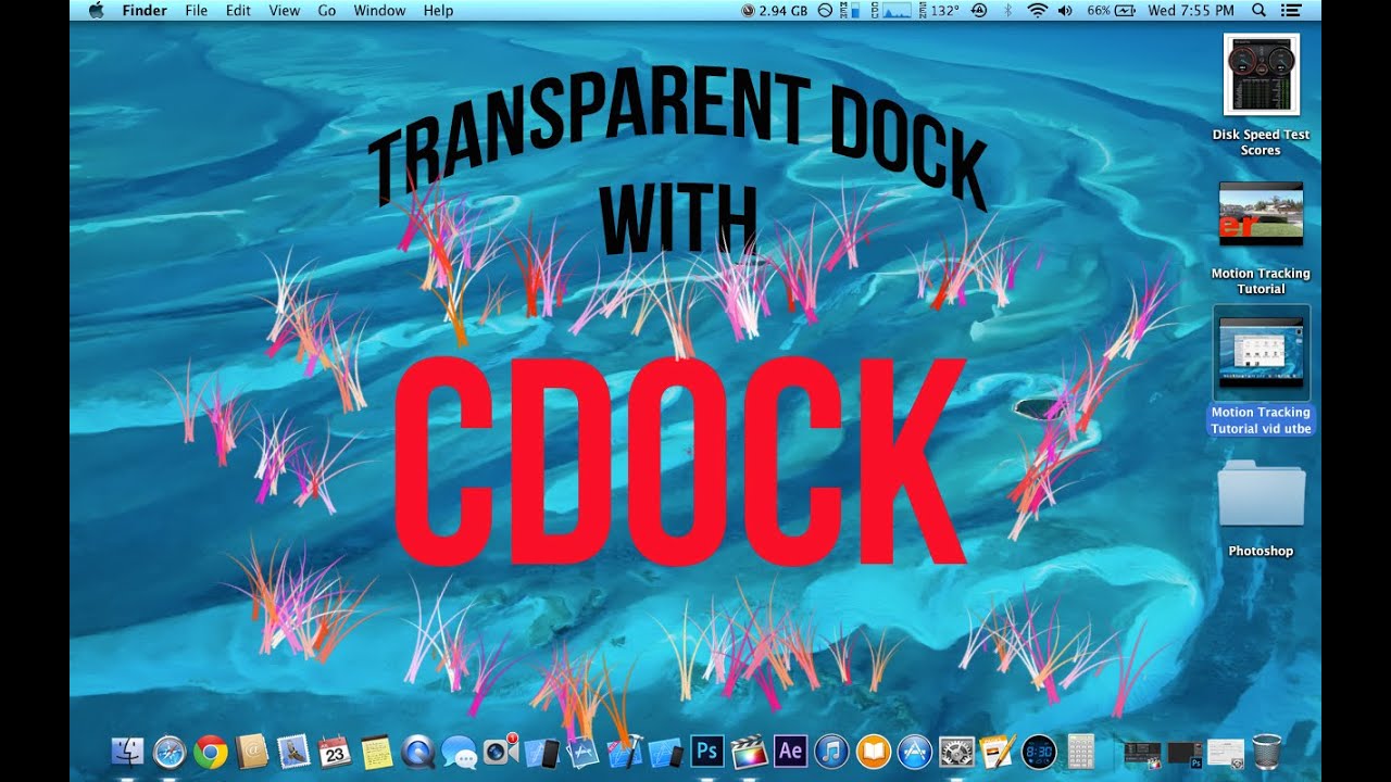 How to Get a Transparent Dock in OS X! - YouTube