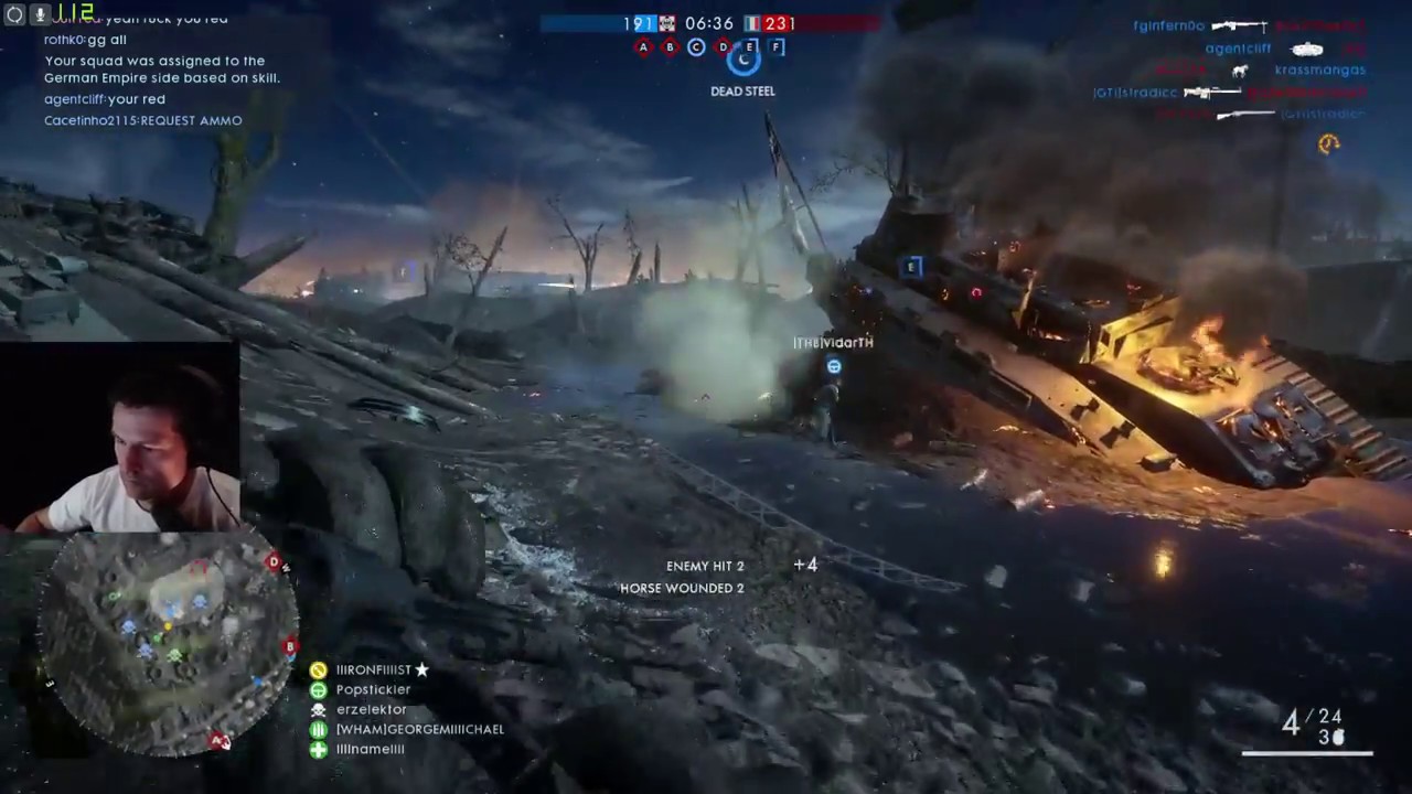 Battlefield 1 - Nivelle nights 84-10 - Trench raider and assault - YouTube