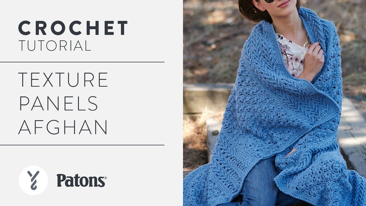 Crochet an Afghan: Texture Afghan - YouTube