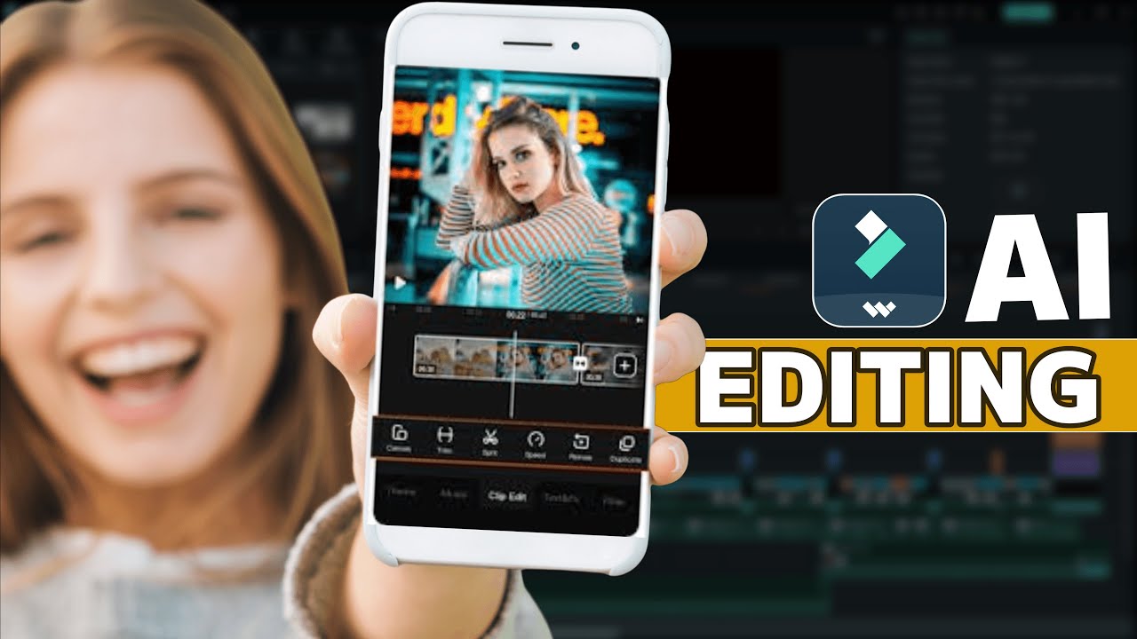 Filmora Mobile's New AI Auto Edit will SAVE you hours!! - YouTube