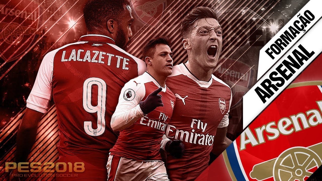 PES 2018 - Formação com Arsenal - Melhor tática para jogar no tiki taka ...