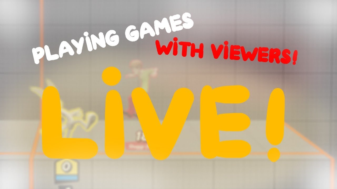 👾 PLAYING GAMES WITH VIEWERS!!!! 🕹️ (LIVE!) - YouTube