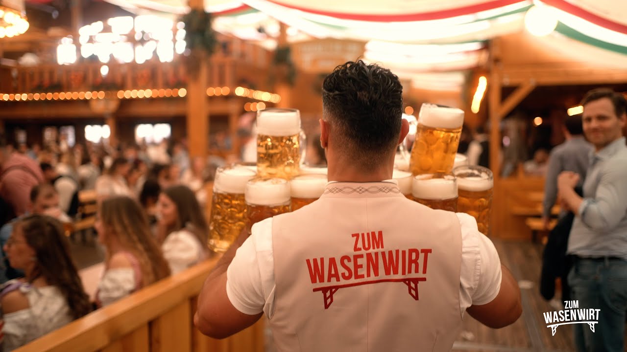 Arbeiten im Festzelt Zum Wasenwirt #GENAUMEINZELT - YouTube