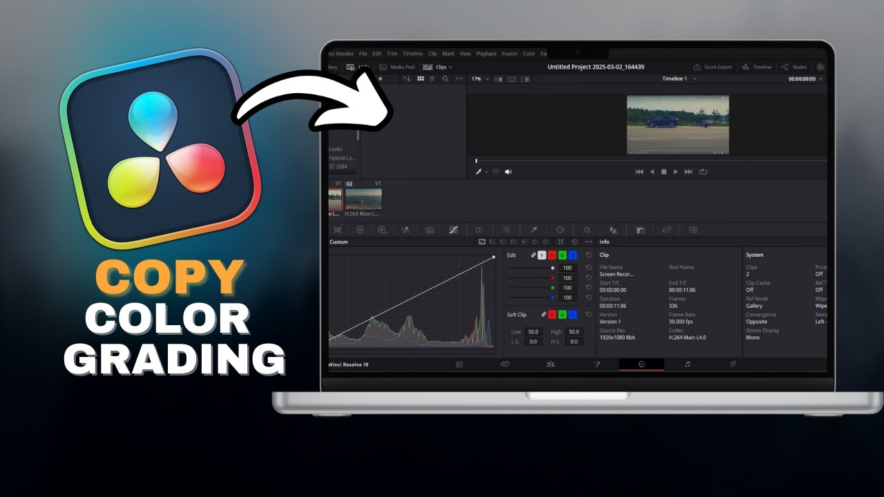 How To Copy COLOR GRADING From ANY Video In Davinci Resolve in SECONDS ...