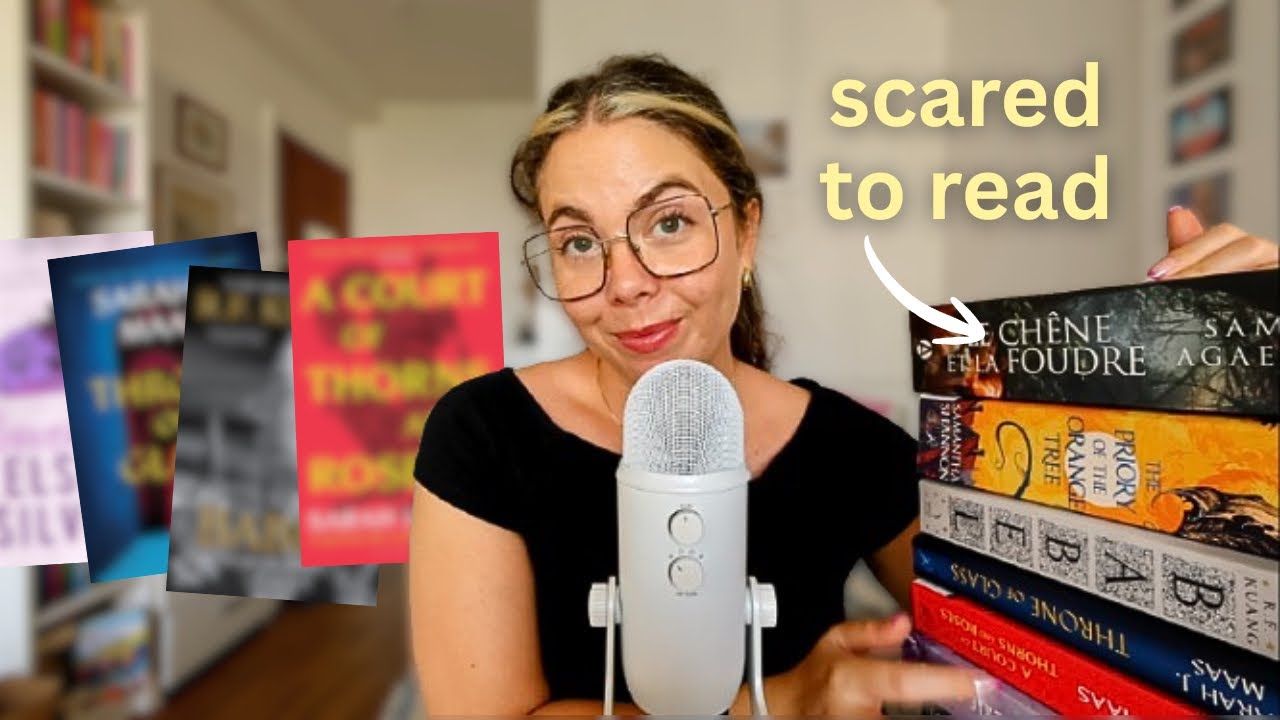 ASMR books I'm scared to read 🫣 *whisper ramble with lots of tapping ...