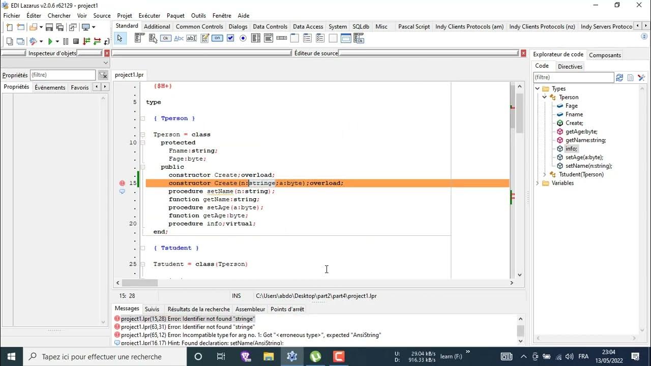 pascal classes : method overload - YouTube