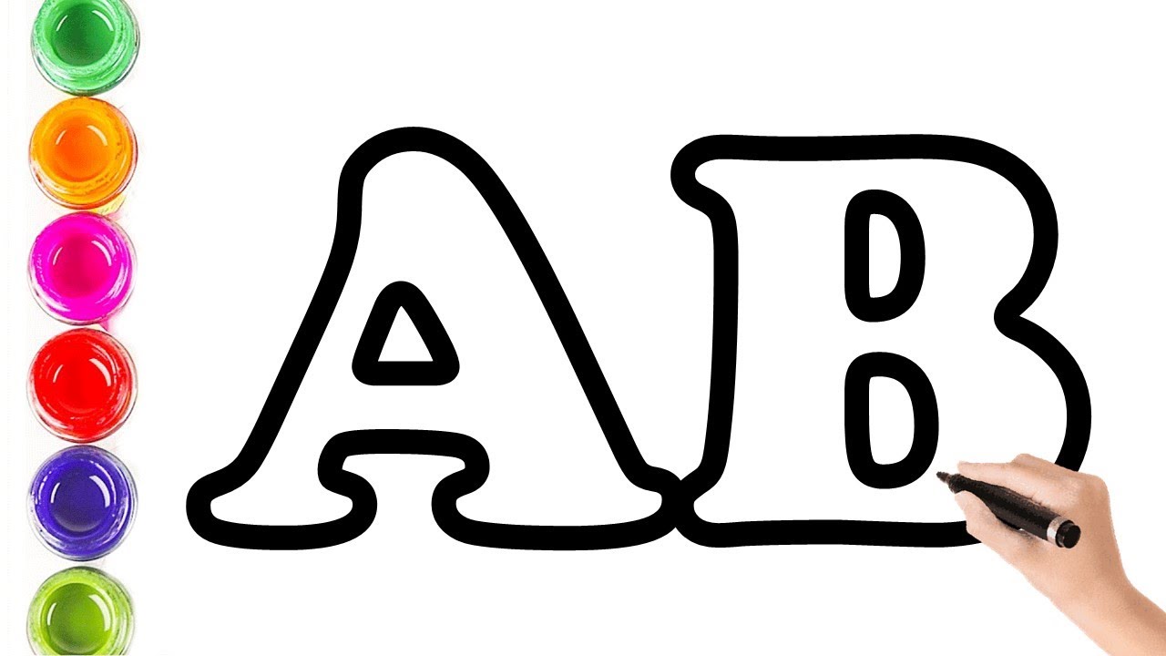 how to write capital letter |abc dot line writing | alphabet dotted ...