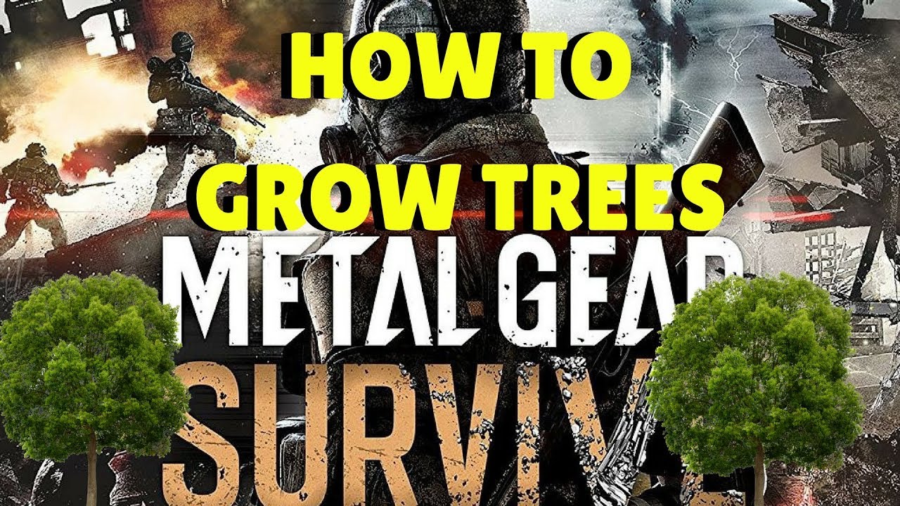 Metal Gear Survive How To Grow Trees At Your Base! - YouTube