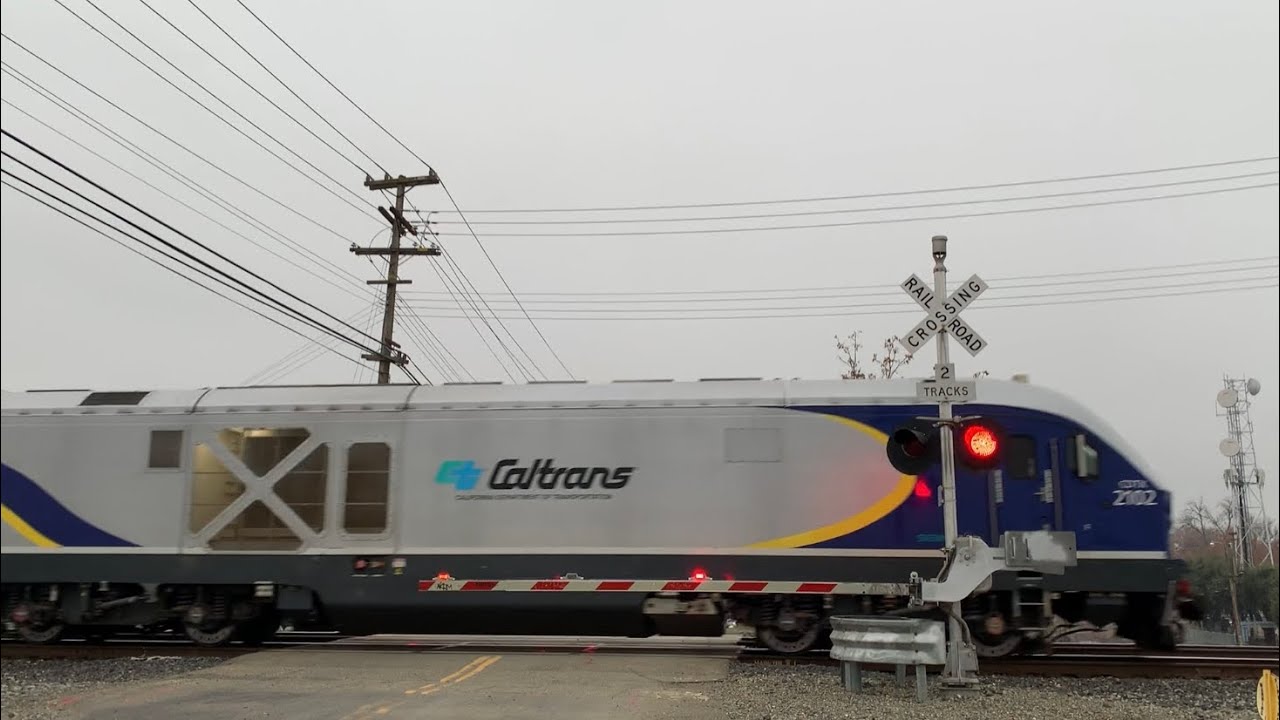 Amtrak CDTX 2102 Capitol Corridor Train 529 West - 20th Street Railroad ...