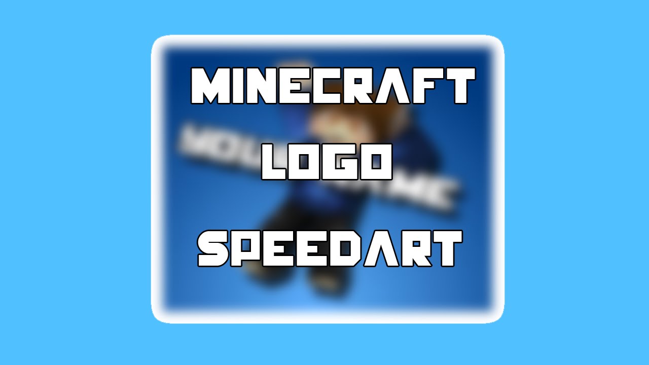 Minecraft Logo Photoshop [Speedart] - YouTube