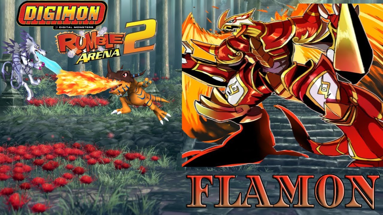 Digimon Rumble Arena 2: Flamon, papeando a Duskmon y sin usar el doble ...