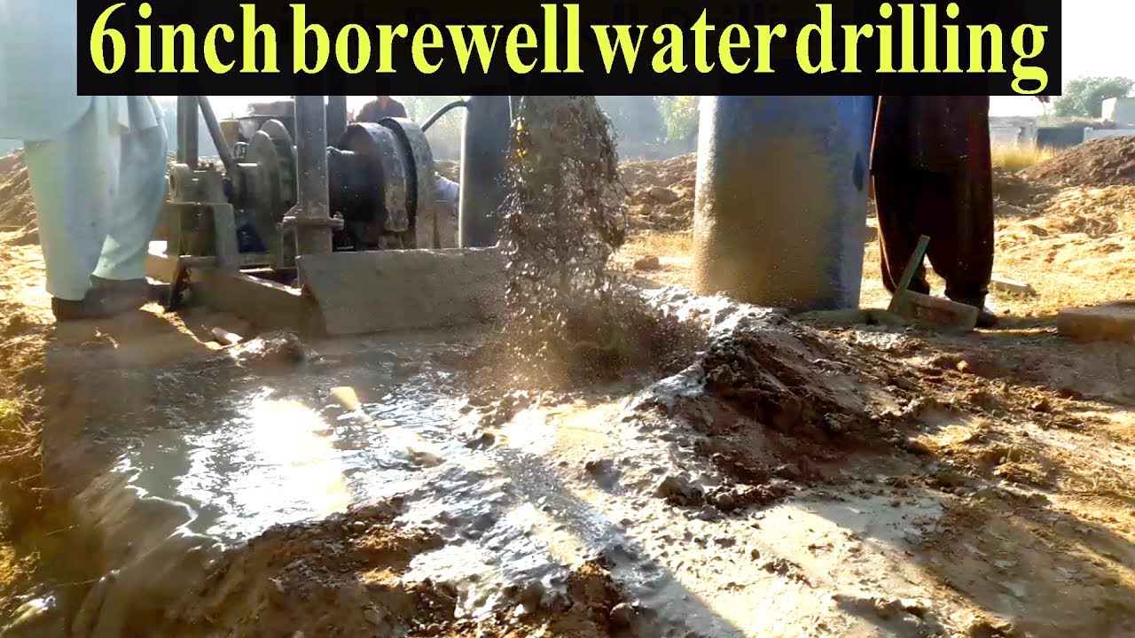 6 Inch borewell drilling/borewell drilling machine-water drilling ...