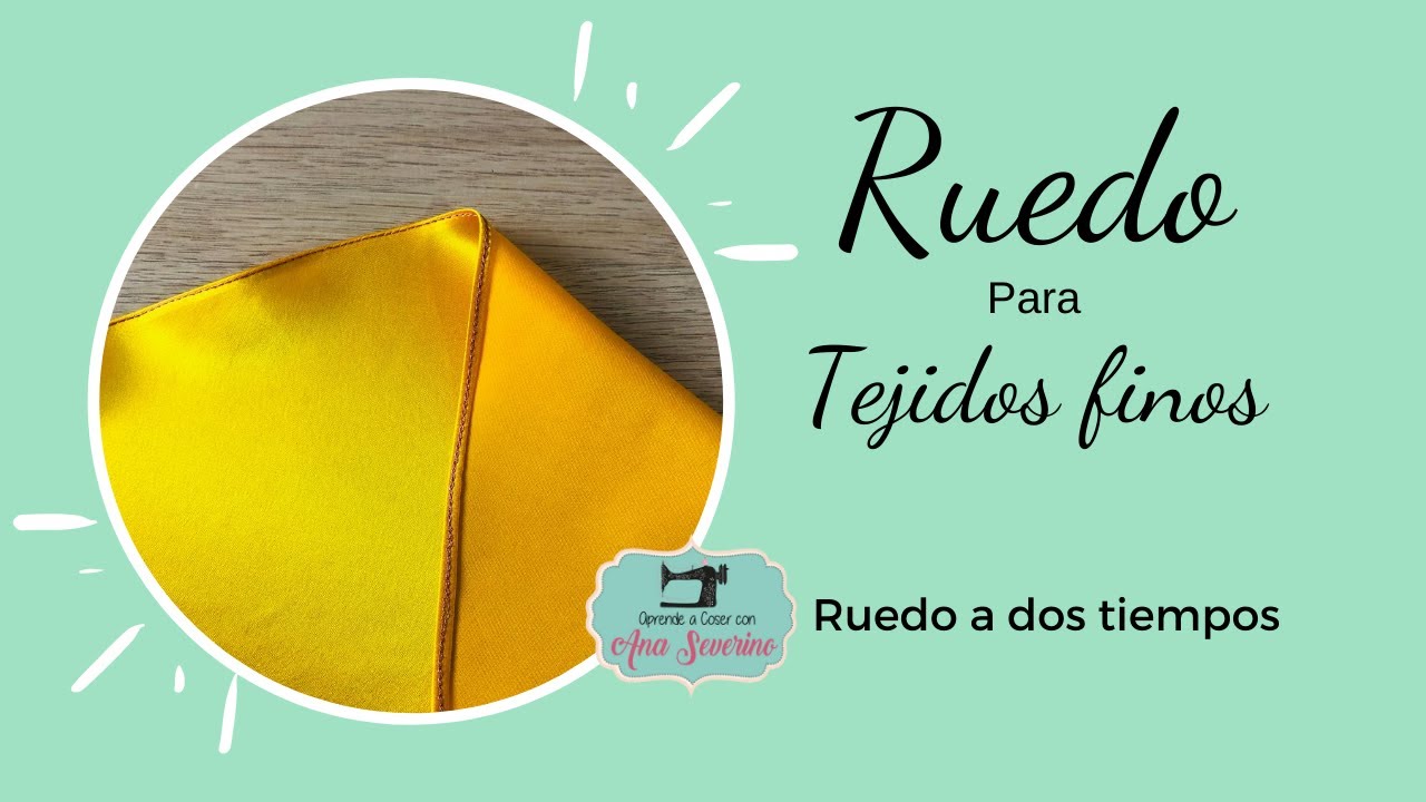 Como hacer ruedo para tejidos finos _ ruedo para manteles o piezas ...