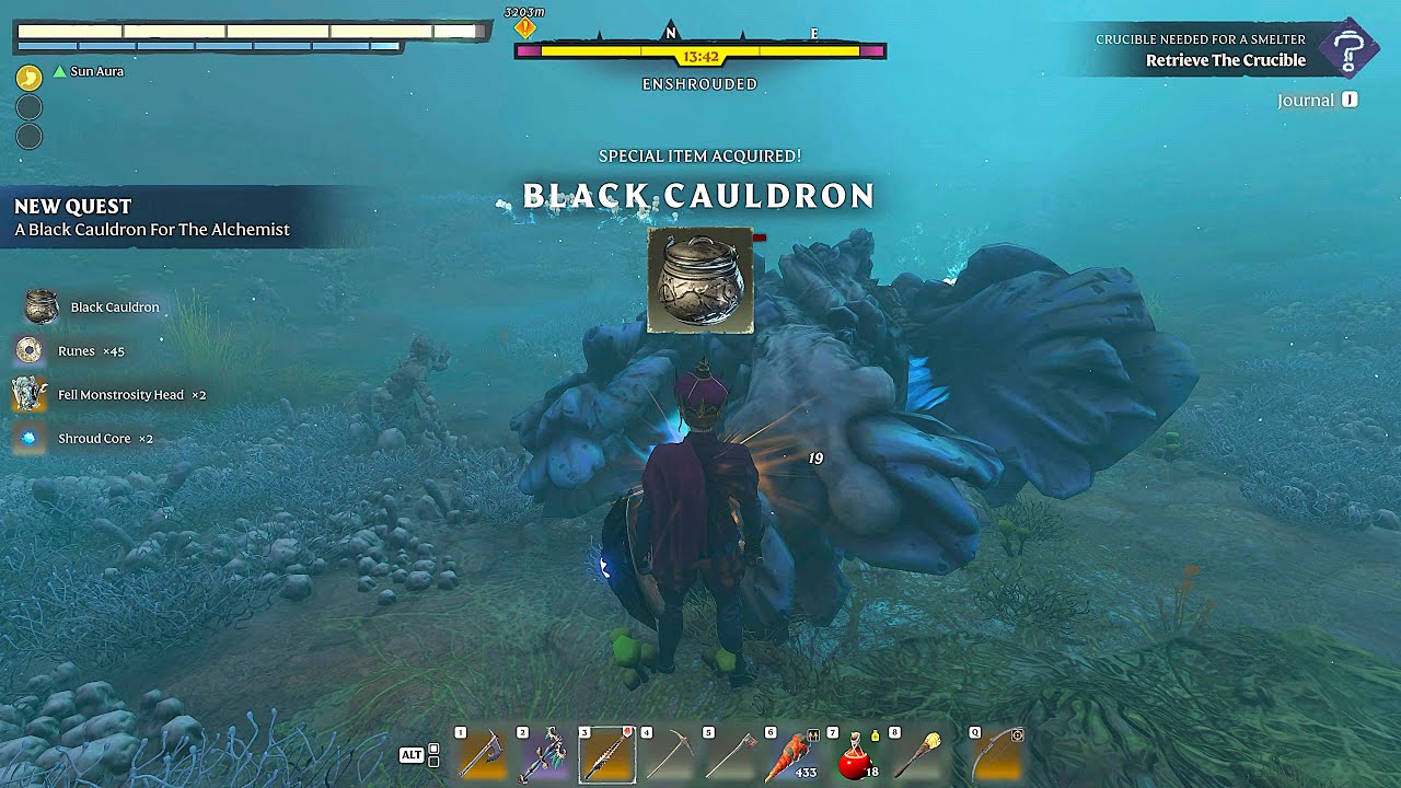 Enshrouded Hotfix #16 (4K) - Gameplay Part 19 - Mint Mushroom Meat ...