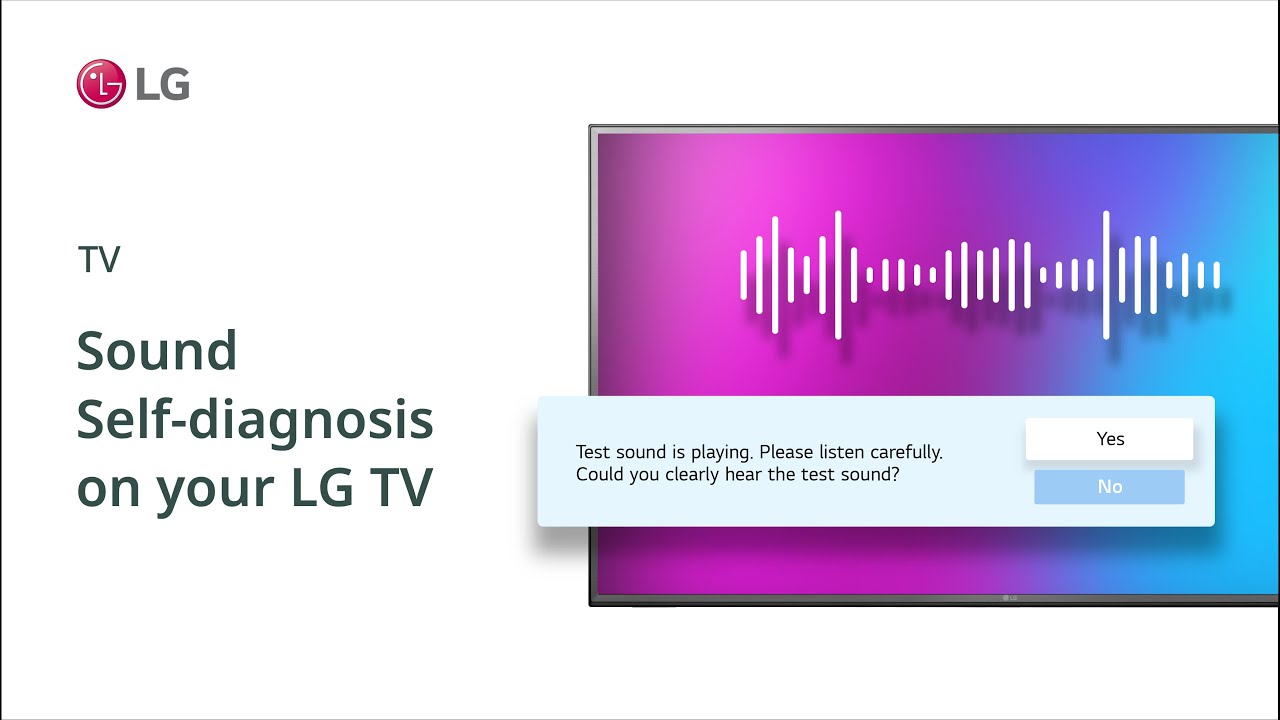 Sound Self diagnosis on your LG TV - YouTube