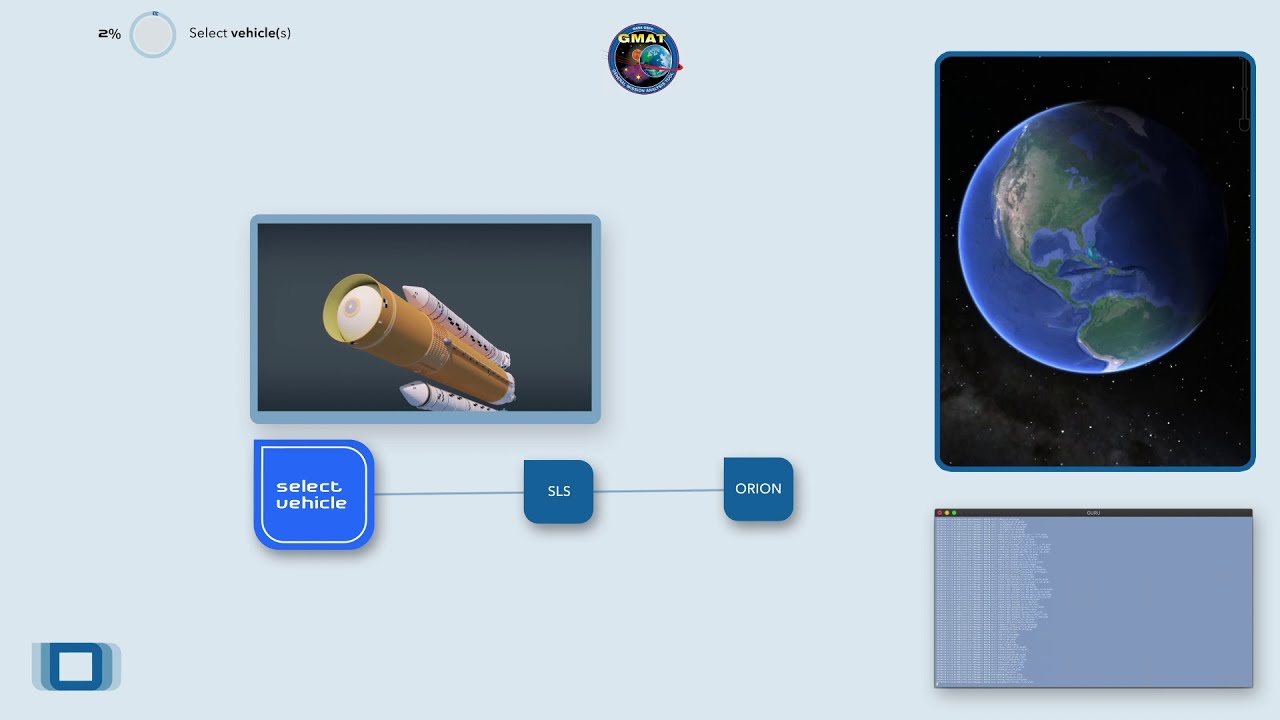 GURU for Lunar mission design simulations in GMAT - YouTube