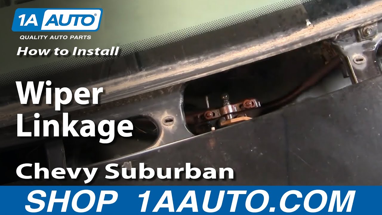 How To Replace Wiper Linkage 88 99 Chevy Suburban