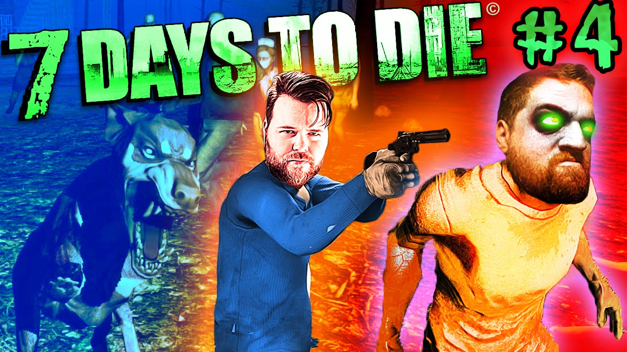 7 Days to Die #4 | RAID REVENGE & HOT DIGGING ACTION!! Plan Butt Is In ...