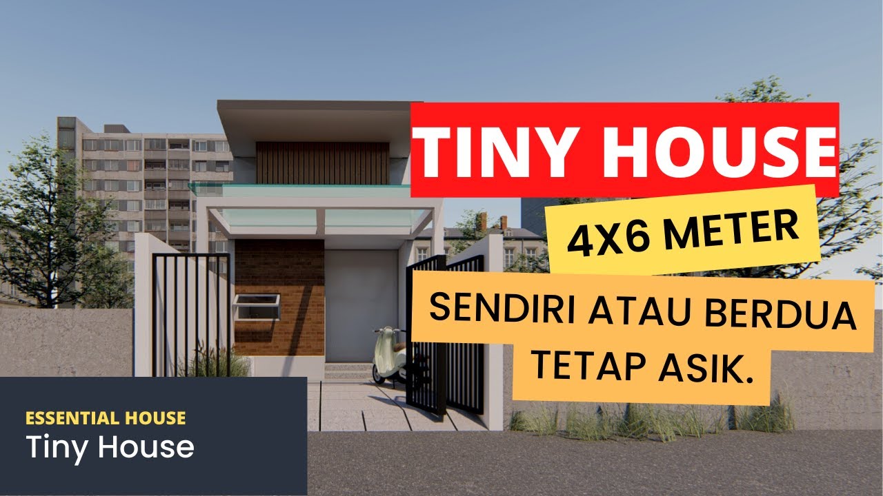 TINY HOUSE | RUMAH 4X6 meter ini nyaman untuk kamu yang masih sendiri ...