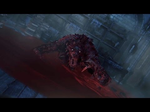 Killing first enemy barehands in bloodborne - YouTube
