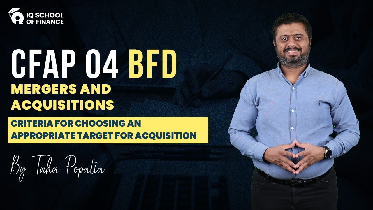 CFAP 04 | Criteria For Choosing An Appropriate Target For Ccquisition ...