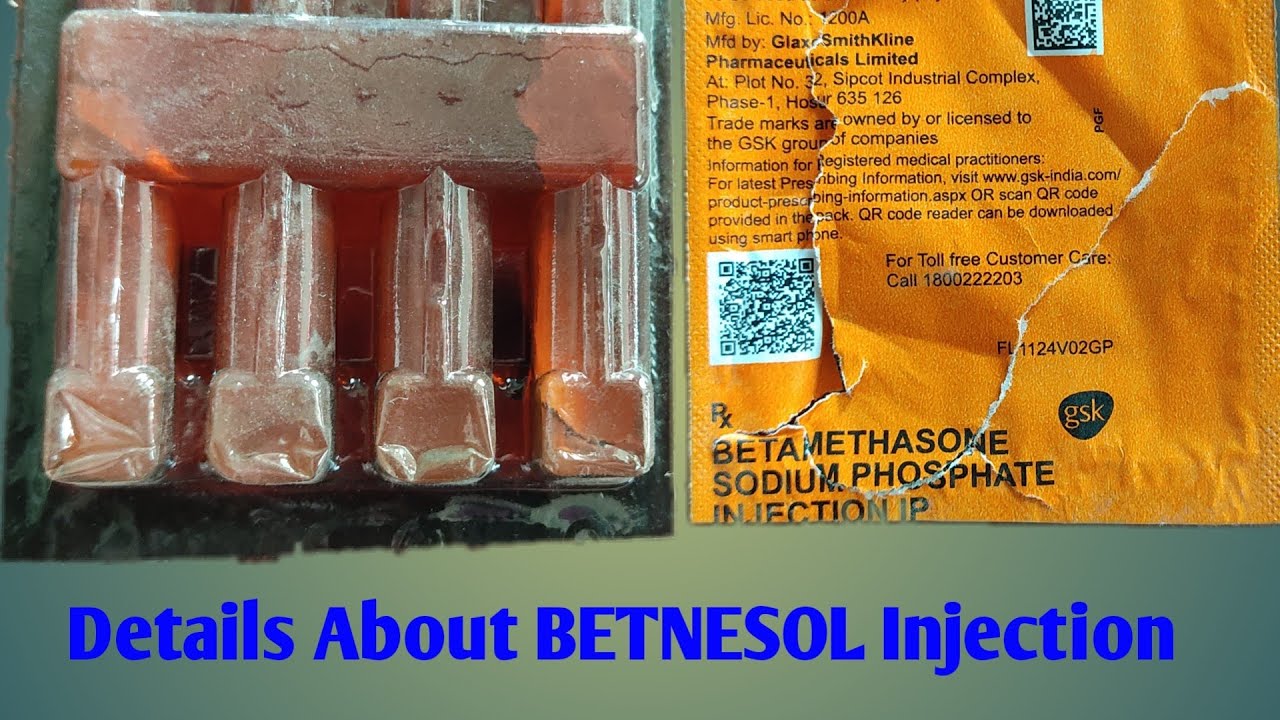 BETNESOL INJECTION, Compositions, Doses, Uses, Side effects ...