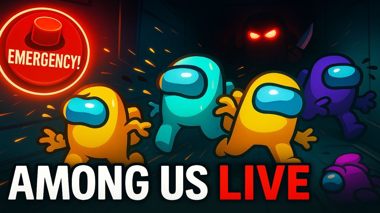 AMONG US LIVE: CHAOS LOBBIES & INSANE PLAYS ALL STREAM 😭🔪 - YouTube
