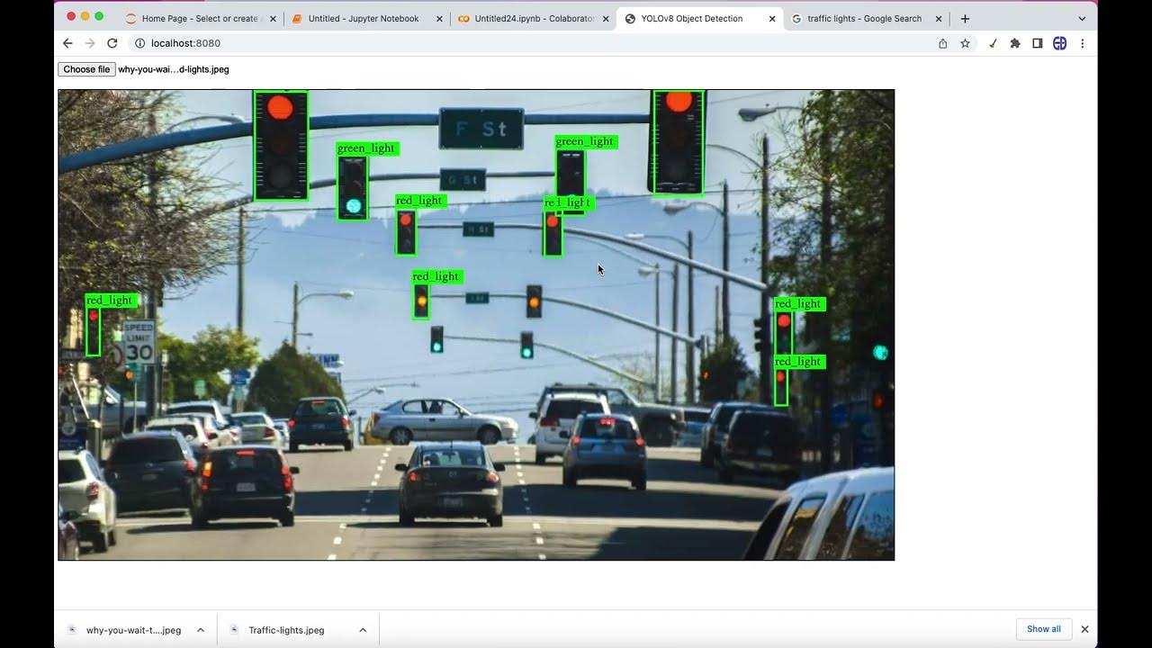 An Object Detector Web Service That Uses Yolov8 Neural Network To