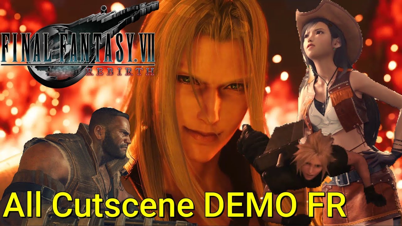 FF7 Rebirth all Cutscene Demo FR français - YouTube