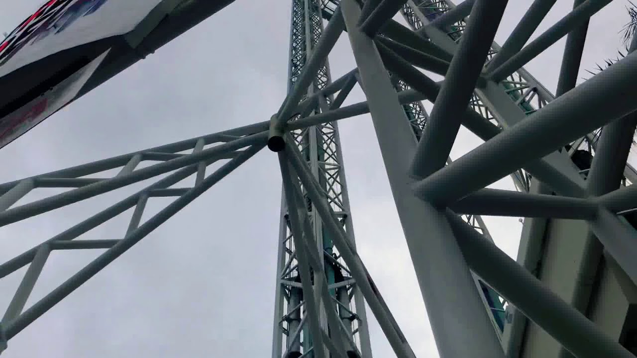 Drop tower for the first time 2018 - YouTube