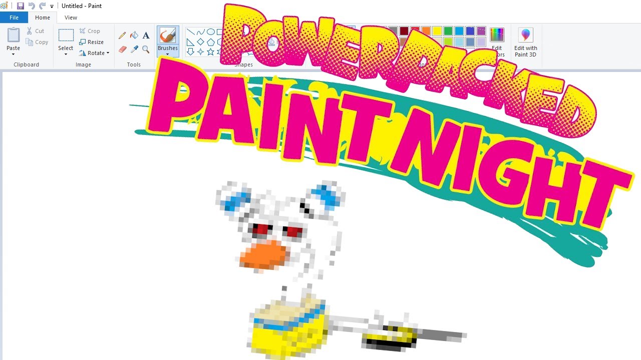 Goose Art: The Greatest MS Paint Masterpiece - YouTube
