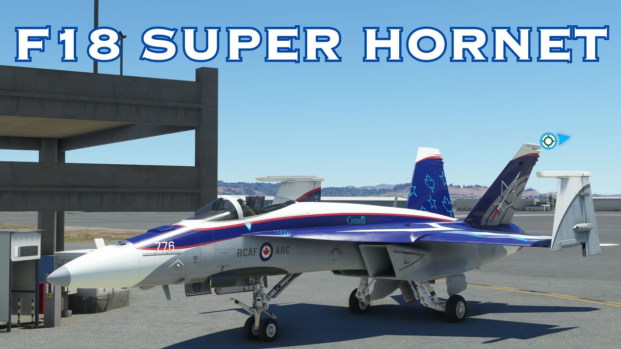 Microsoft Flight Simulator F18 SUPER HORNET KSJC-KOAK - YouTube