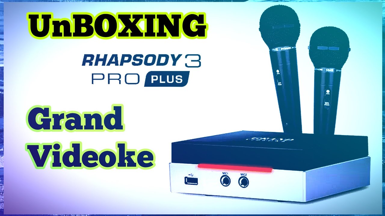 Unboxing KARAOKE Player - Grand Videoke Rhapsody 3 Pro Plus - YouTube