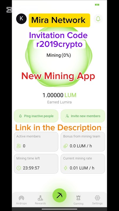 Mira Network Mining App: Earn Free Lumira Coin Daily! 🚀 | New Crypto Mining 2025 💰 | New Airdrop ...