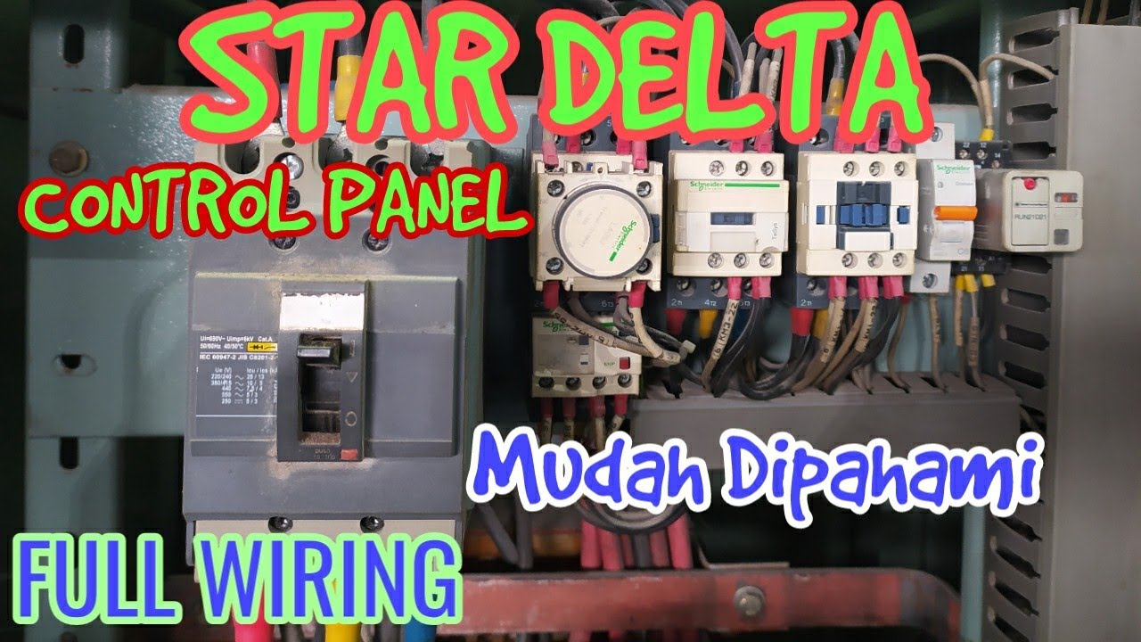 Control Panel Star Delta - YouTube
