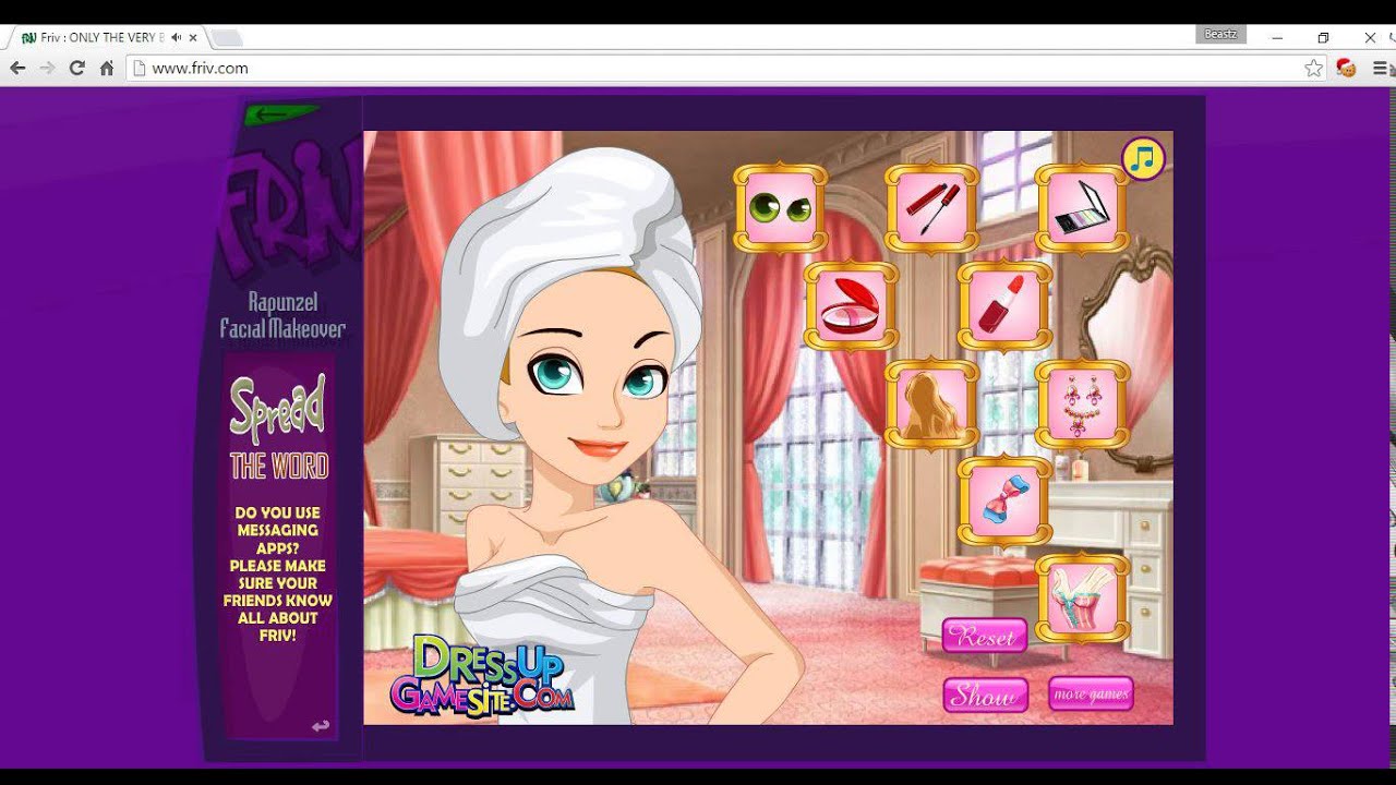 Friv/Repunzel Facial Makeover - YouTube