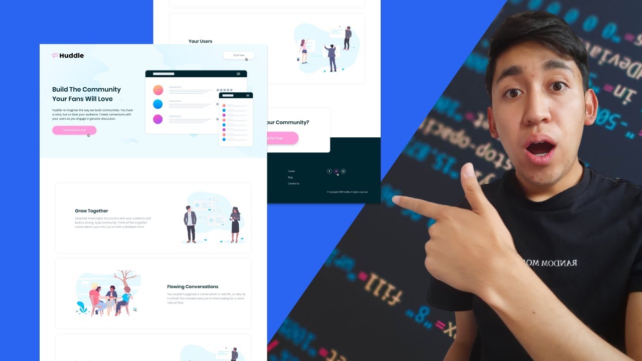 Crea PÁgina Web Con Flexbox Reto Css Youtube