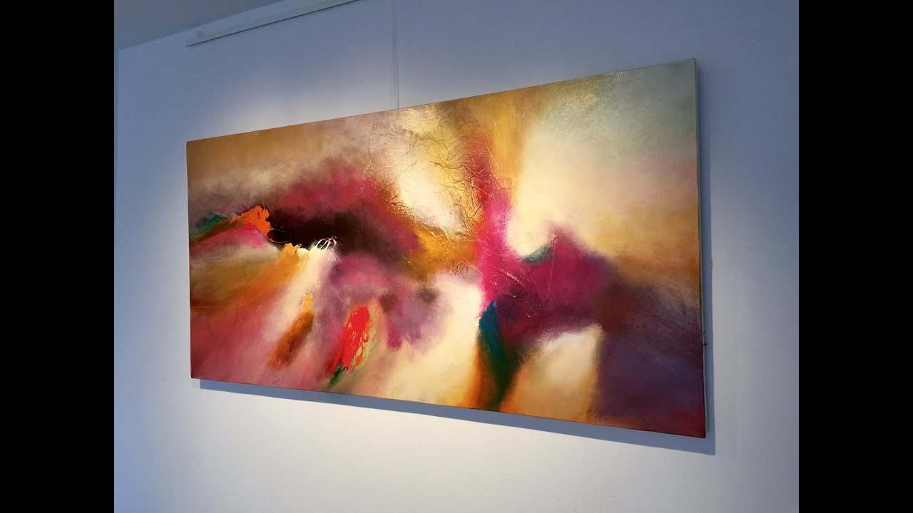 Dan Bunea living abstract paintings - YouTube